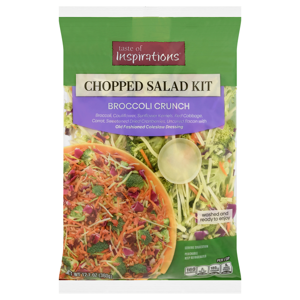 Save on Taste of Inspirations Broccoli Chopped Crunch Salad Kit Order ...