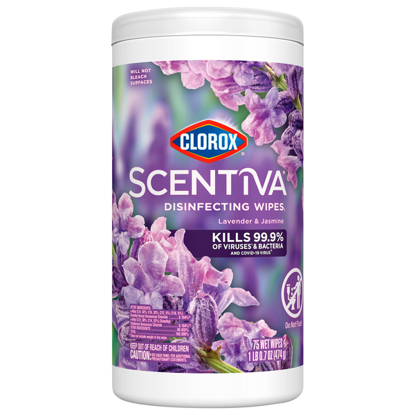 Save on Clorox Scentiva Lavender & Jasmine Disinfecting Wipes Order ...