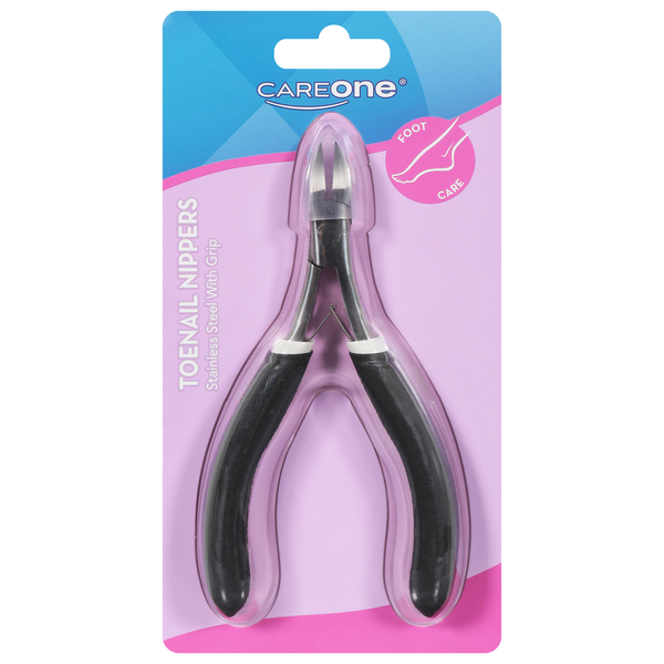 Save on CareOne Stainless Steel Toenail Nippers with Grips Order Online ...