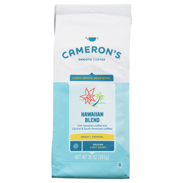 Save on Cameron's Hawaiian Blend Light Roast Ground Coffee Order Online ...