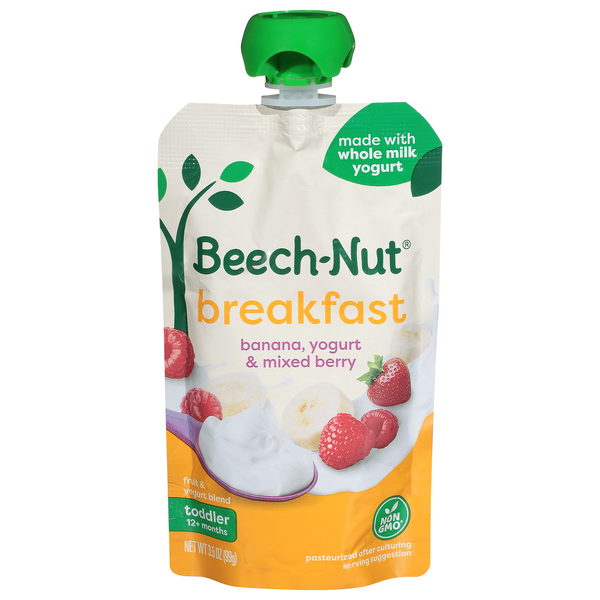 Save on Beech-Nut Breakfast Stage 4 Baby Food Yogurt Banana & Mixed ...