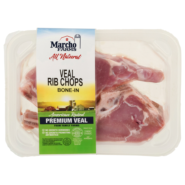 Save on Marcho Farms American Veal Rib Chops - 2 ct Fresh Order Online ...