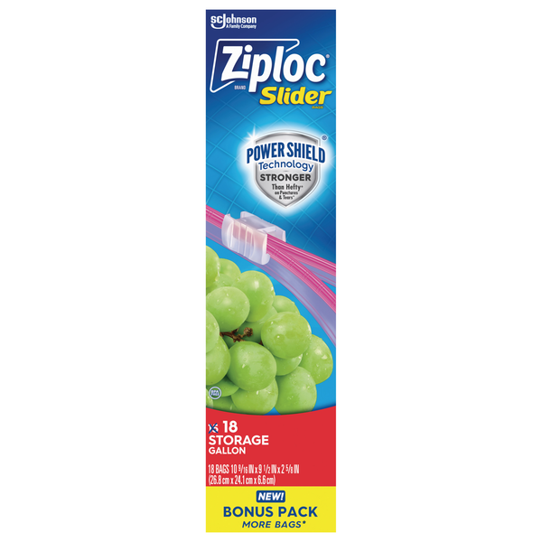 Save on Ziploc Slider Gallon Storage Bags Order Online Delivery | Stop ...
