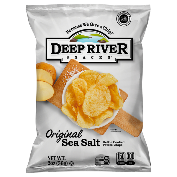 Save on Deep River Snacks Original Sea Salt Kettle Cooked Potato Chips ...