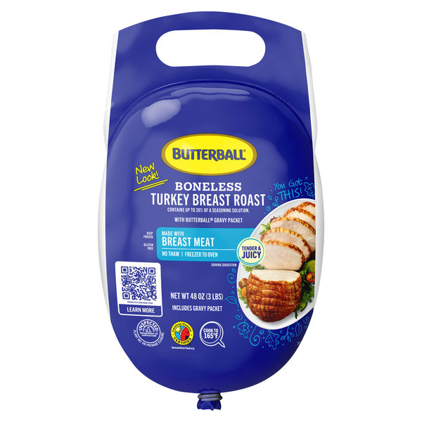 Save on Butterball Turkey Breast Boneless Roast Gravy Packet Included ...