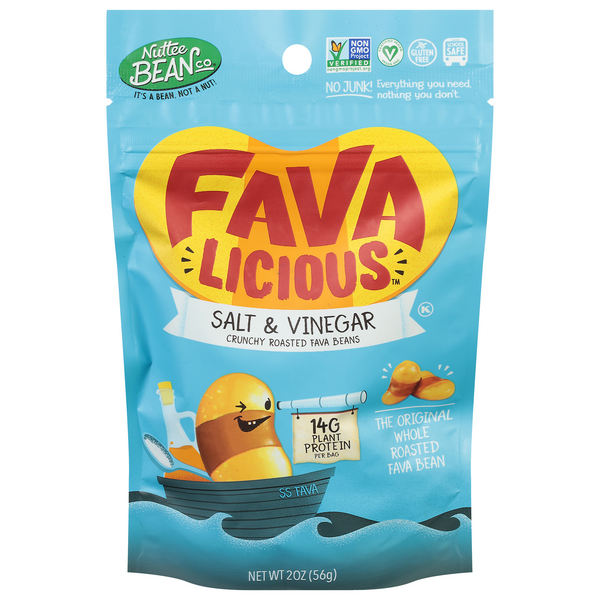 Save on Nuttee Bean Co. Favalicious Crunchy Roasted Fava Beans Salt ...