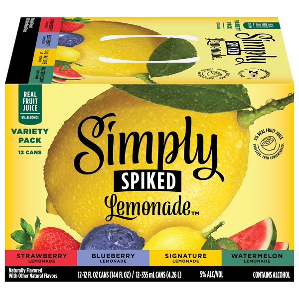 Save on Simply Spiked Lemonade Beer Variety Pack - 12 pk Order Online ...