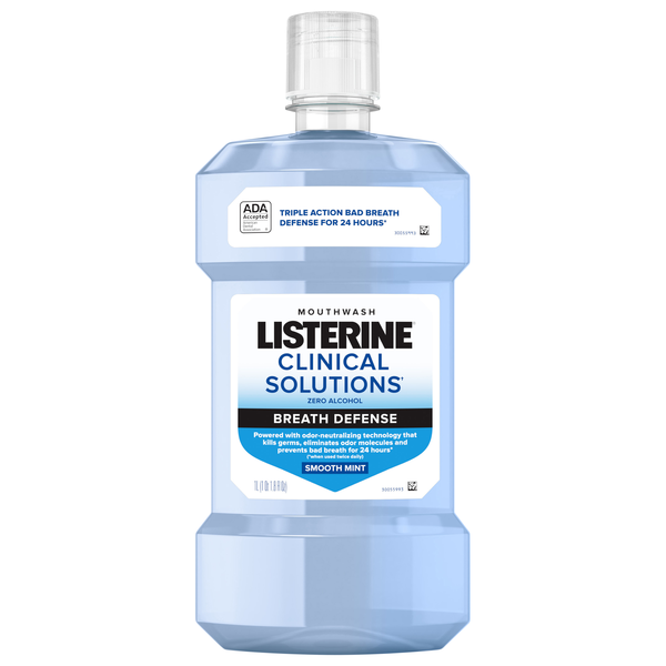 Save on Listerine Clinical Solutions Breath Defense Mouthwash Smooth ...