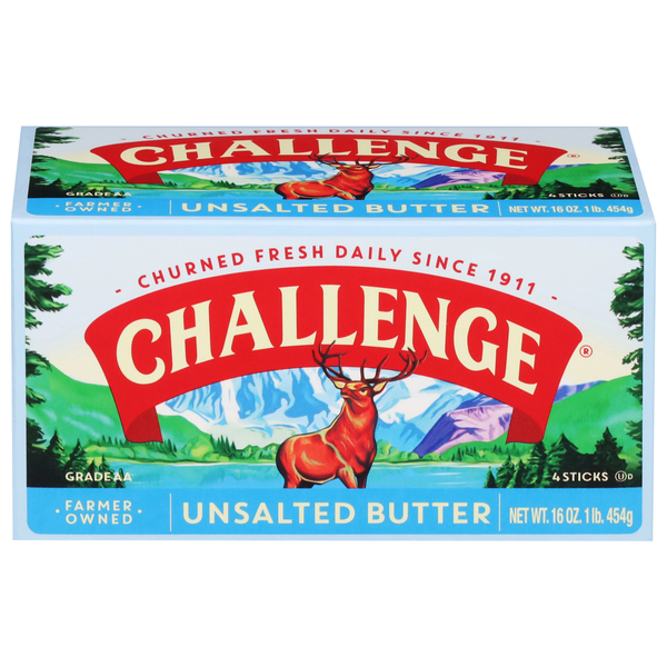 Save on Challenge Unsalted Butter Sticks - 4 ct Order Online Delivery ...