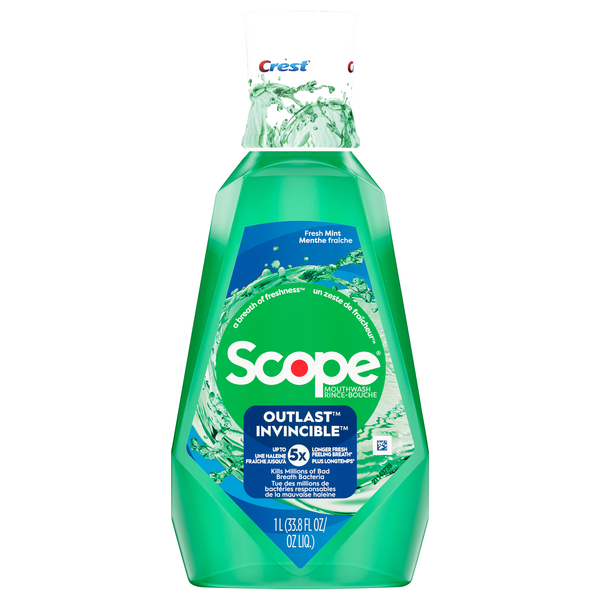 Save on Crest Scope Outlast Fresh Mint Mouthwash Order Online Delivery ...