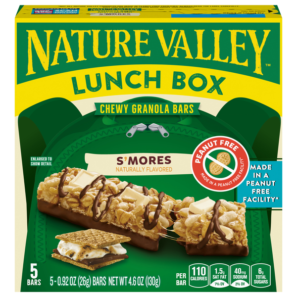 Save on Nature Valley Lunch Box S'mores Chewy Granola Bars - 5 ct Order ...