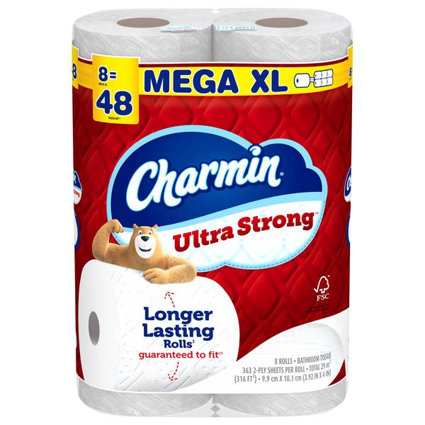 Save on Charmin Ultra Strong Super Mega Roll 2-Ply Toilet Paper Order ...