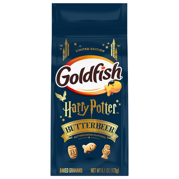 Save on Goldfish Harry Potter Butterbeer Butterscotch Flavored Baked ...