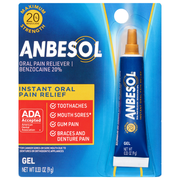 Save on Anbesol Maximum Strength Instant Oral Pain Relief Order Online ...