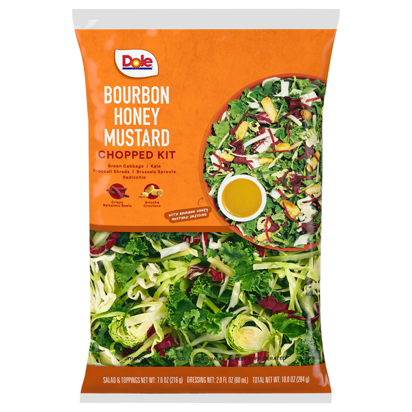 Save on Dole Chopped Bourbon Honey Mustard Salad Kit Order Online ...