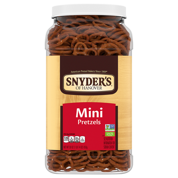 Save on Snyder's of Hanover Low Fat Mini Pretzels Order Online Delivery ...