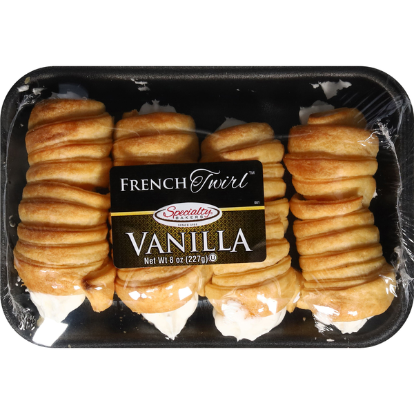 Save on Specialty Bakers Vanilla Creme Filled French Twirls - 4 ct ...