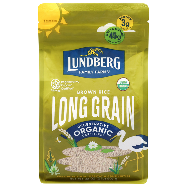 Save on Lundberg Organic Gluten Free Long Grain Brown Rice Order Online ...