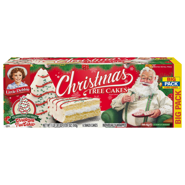 Save on Little Debbie Christmas Trees Snack Cakes Big Pack - 6 ct Order ...