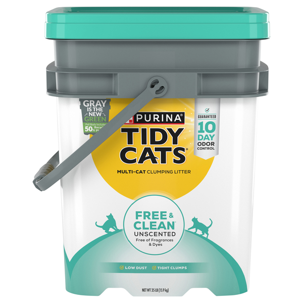 Save on Tidy Cats Free & Clean Clumping Unscented Multi-Cat Cat Litter ...