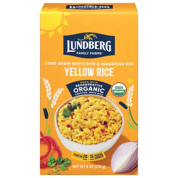 Save on Lundberg Organic Whole Grain Yellow Rice & Seasoning Mix Order ...