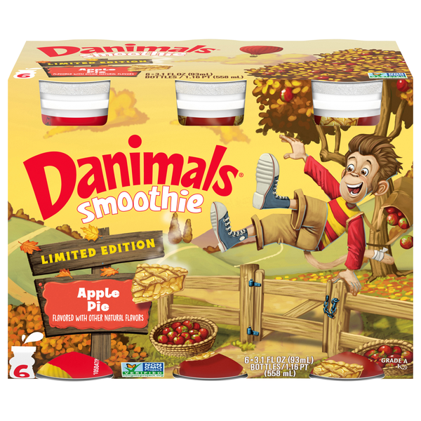 Save on Danimals Limited Edition Apple Pie Smoothie Drink - 6 pk Order ...