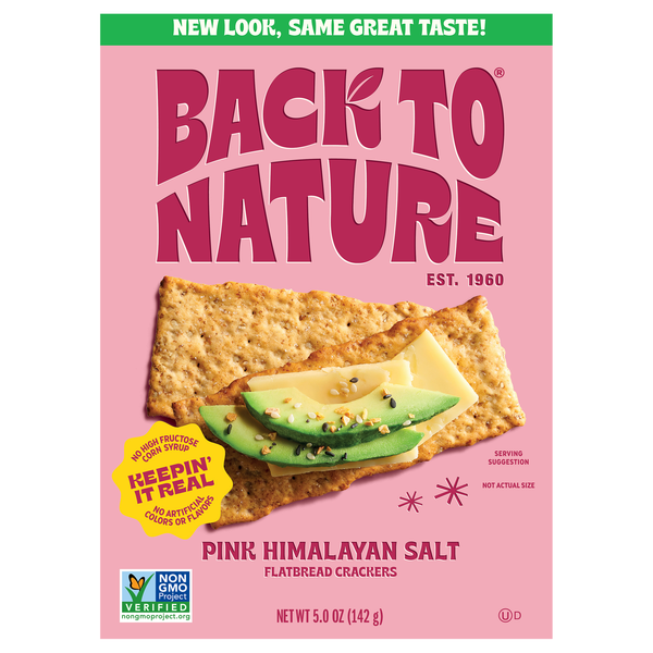 Save on Back to Nature Pink Himalayan Salt Flatbread Crackers Order ...
