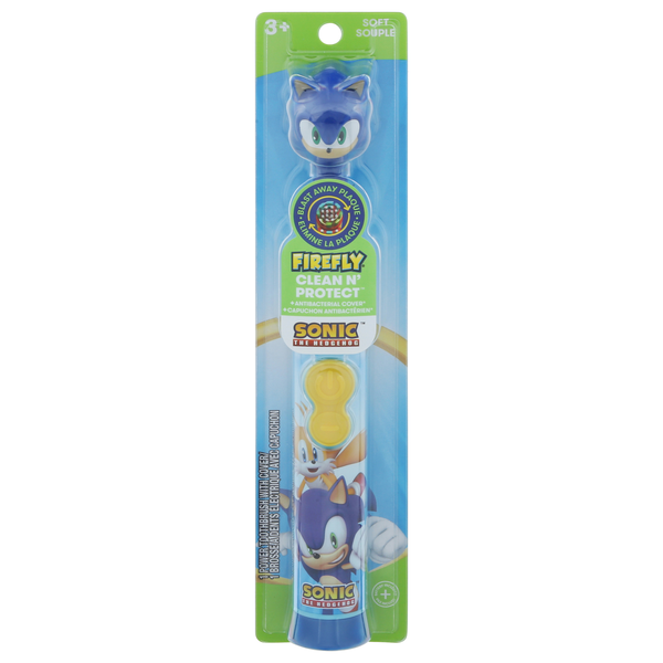 Save on FireFly Kids Sonic The Hedgehog Power Toothbrush with Cover ...