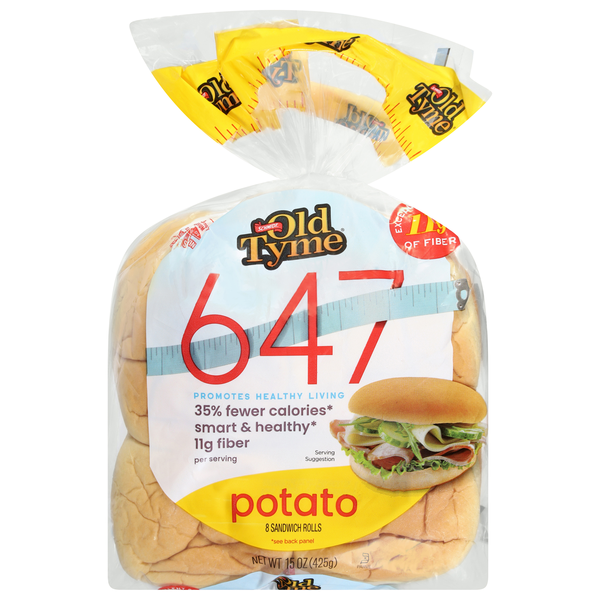Save on Old Tyme 647 Potato Sandwich Rolls - 8 ct Order Online Delivery ...