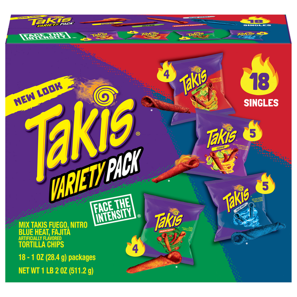 Save on Takis Mix Variety Pack Tortilla Chips - 18 ct Order Online ...