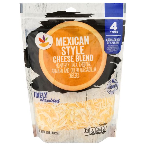 Save on Giant Finely Shredded Mexican Style 4 Cheese Blend Order Online ...