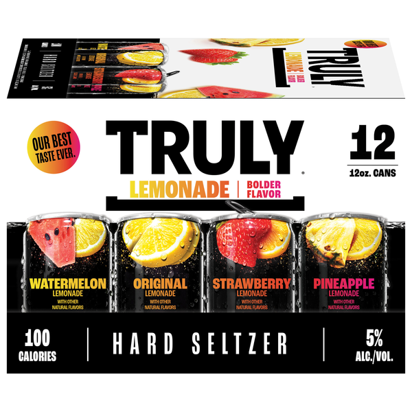 Save on TRULY Lemonade Variety Pack Hard Seltzer - 12 pk Order Online ...