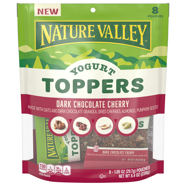 Save on Nature Valley Dark Chocolate Cherry Yogurt Granola Toppers - 8 ...