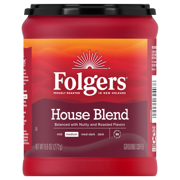 Save on Folgers House Blend Medium Roast Ground Coffee Order Online ...