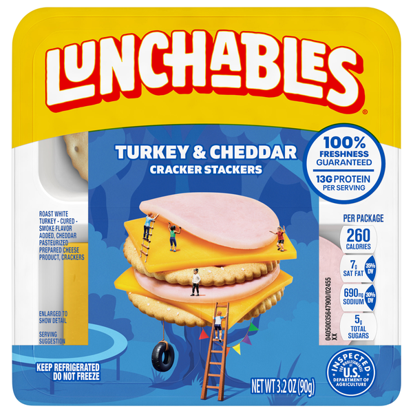 Save on Lunchables Cracker Stackers Turkey & Cheddar Order Online ...