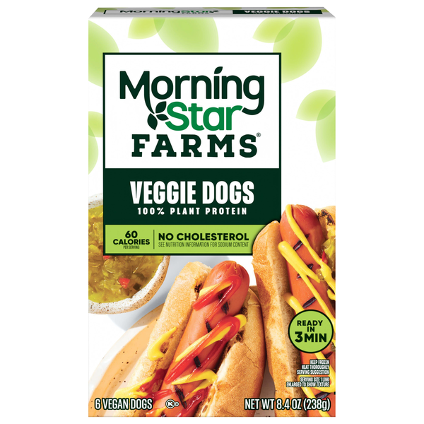 Save on MorningStar Farms Plant Protein Veggie Dogs - 6 ct Frozen Order ...