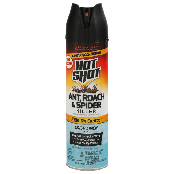 Save on Hot Shot Crisp Linen Scent Ant Roach & Spider Killer Order ...
