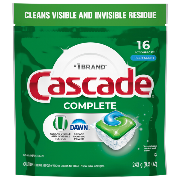 Save on Cascade Complete Dawn Fresh Scent Dishwasher Detergent ...