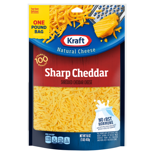 Save on Kraft Shredded Sharp Cheddar Cheese Order Online Delivery | Giant