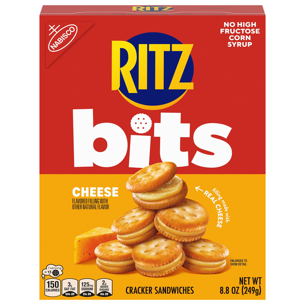 Save on Nabisco Ritz Bits Cheese Sandwich Crackers Order Online ...