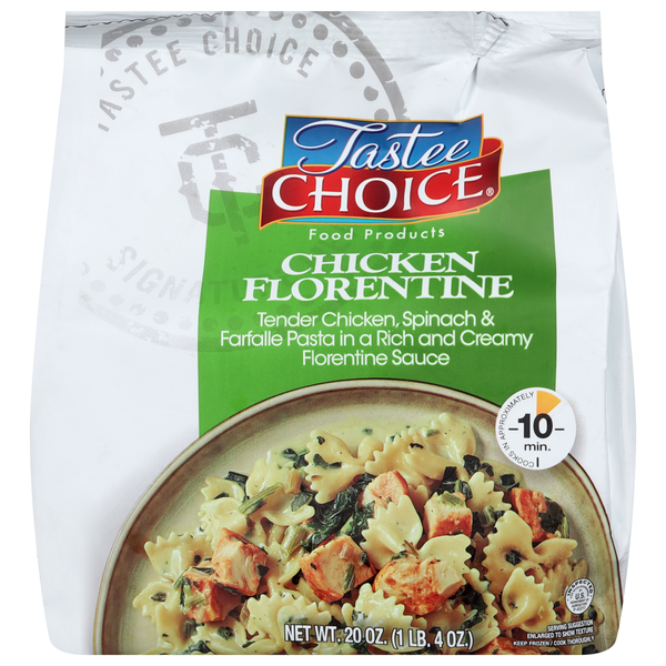 Save on Tastee Choice Chicken Florentine Frozen Skillet Meal Order ...