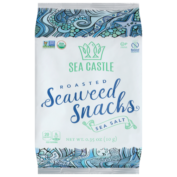 Save on Sea Castle Sea Salt Roasted Seaweed Snacks Order Online ...