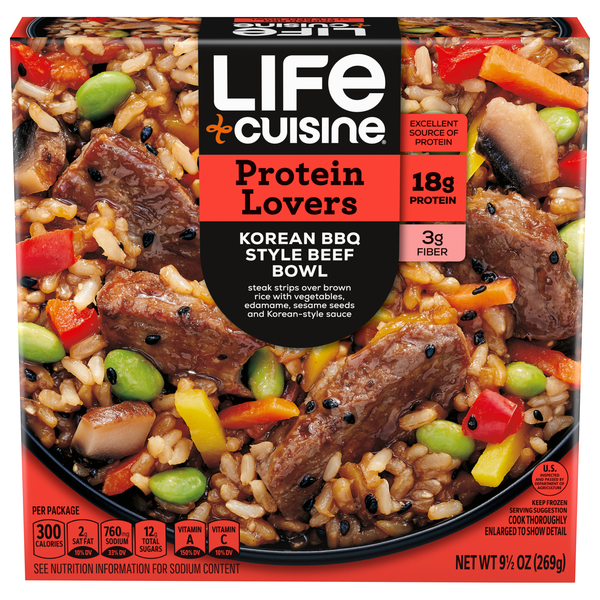 Save on Life Cuisine Protein Lovers Korean Style BBQ Beef Bowl Frozen ...