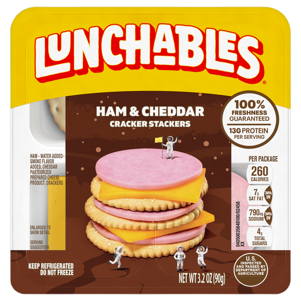 Save on Lunchables Ham & Cheddar Cracker Stackers Order Online Delivery ...