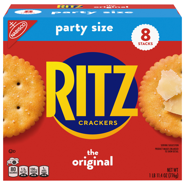 Save on Nabisco Ritz Original Crackers Stacks Party Size - 8 ct Order ...