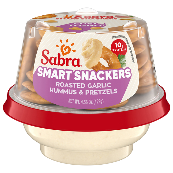 Save on Sabra Smart Snackers Roasted Garlic Hummus & Pretzels Single ...