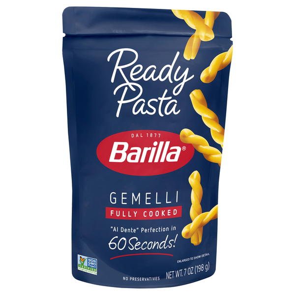 Save on Barilla Fully Cooked Ready Pasta Gemelli Microwavable Order ...