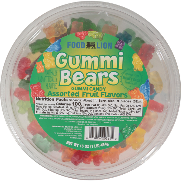 Save on Food Lion Gummi Bears Candy Order Online Delivery | Food Lion