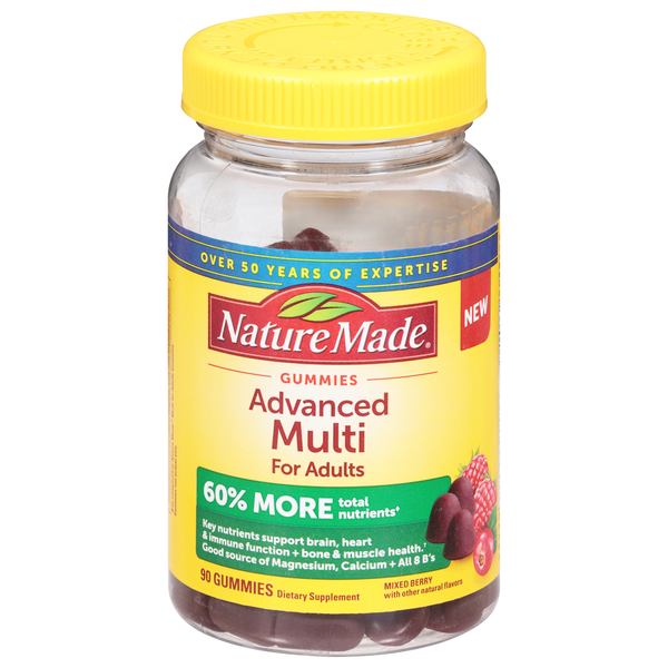 Save on Nature Made Advance Multi Adults Mixed Berry Gummies Order ...