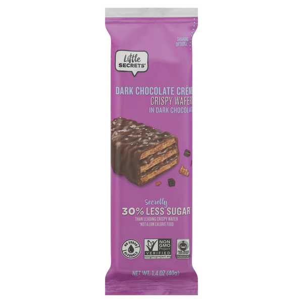 Save on Little Secrets Dark Chocolate Creme Crispy Wafer Cookies Order ...